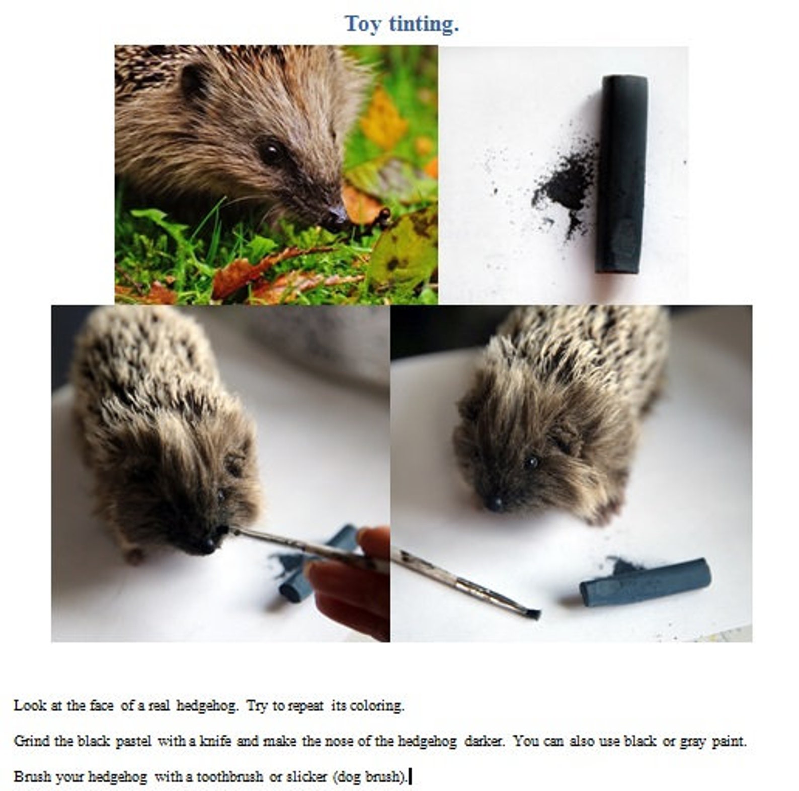 Hedgehog Sewing Pattern PDF Stuffed Animal Pattern for Women - Etsy