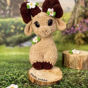 Crochet Ram Pattern, Toy Pattern for Kids, Crochet Tutorial in PDF ...