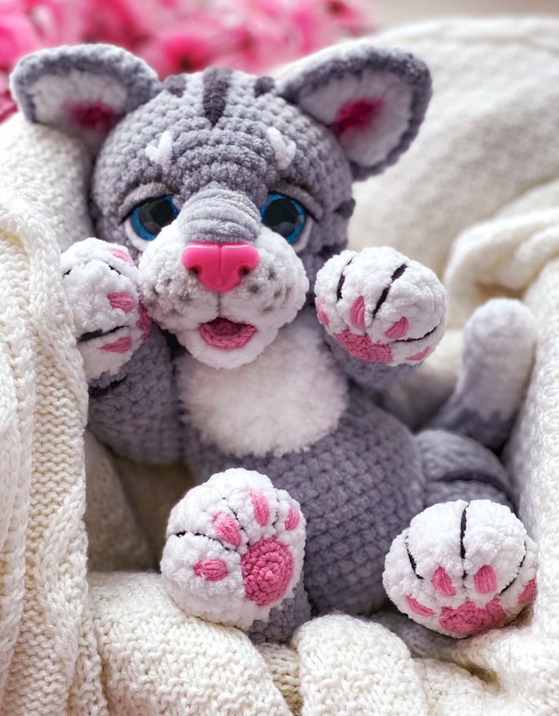 Crochet Cat Pattern Cat Stuffed Animal Amigurumi Pattern - Etsy