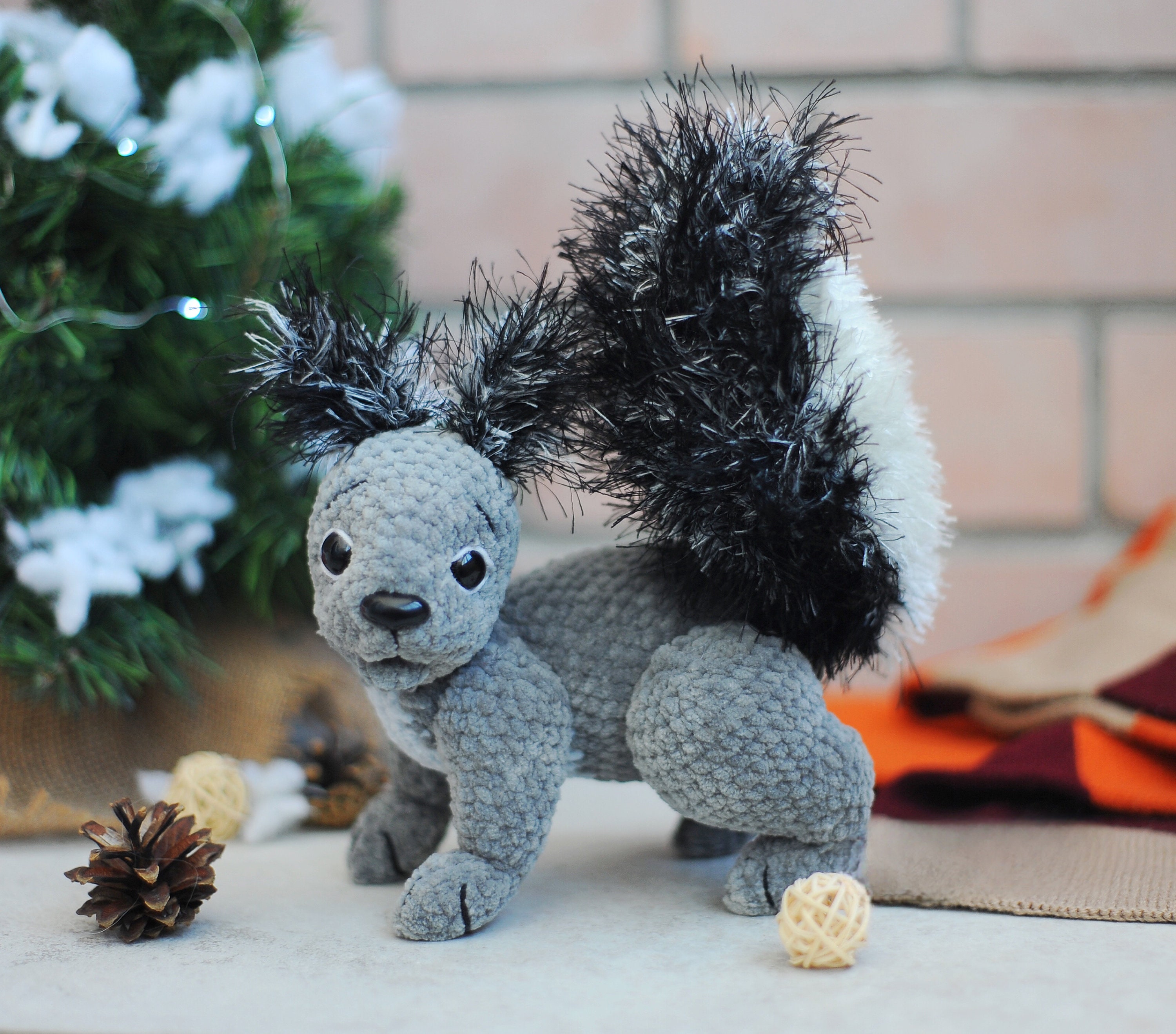 Crochet Squirrel Pattern Red Squirrel Amigurumi Pattern - Etsy