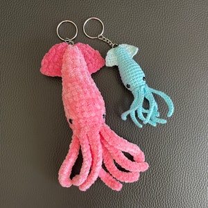 Squid Plush Keychain Pattern - Etsy