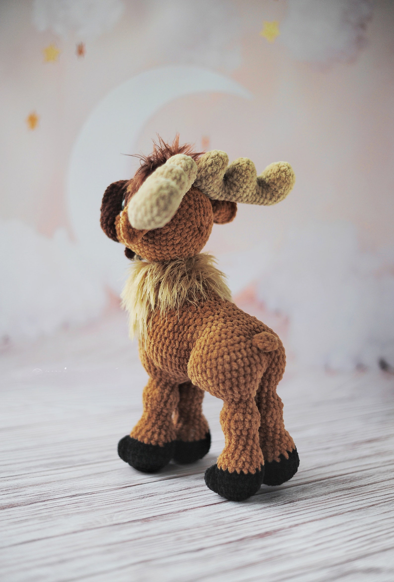 Moose Crochet Pattern Crochet Reindeer Christmas Reindeer - Etsy Canada