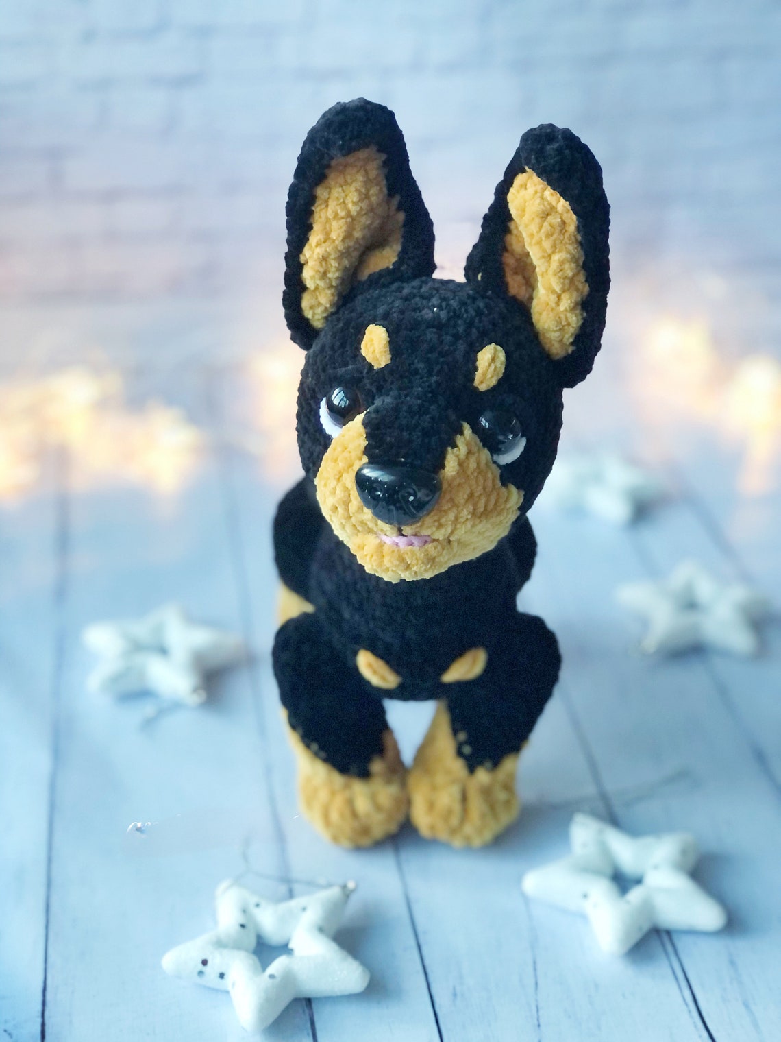 Amigurumi Doberman Crochet Dog Pattern Doberman Pinscher - Etsy