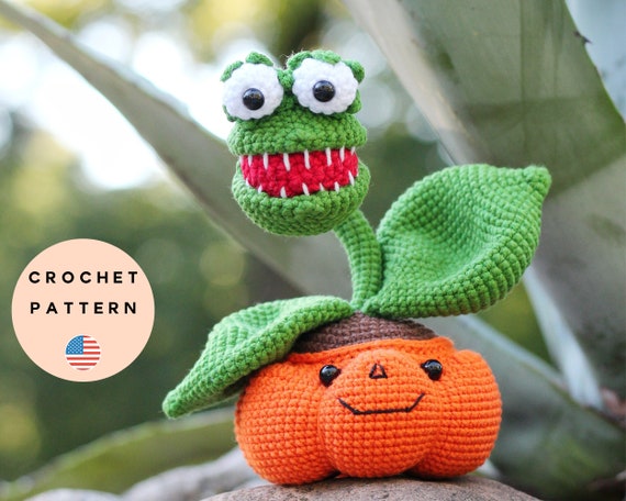 Plants Vs Zombies Crochet Pattern Amigurumi Plant Flytrap in - Etsy
