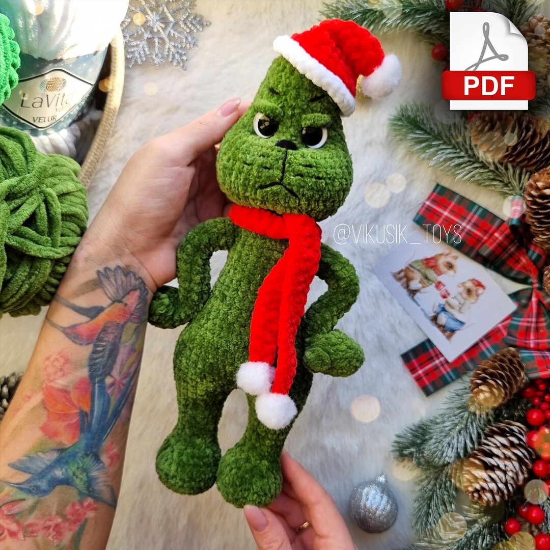 Green Man Crochet Pattern. Christmas Gift. Kids Toy Pattern, Crochet ...