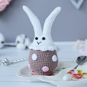 Crochet Pattern Bunny Easter Egg, Small Amigurumi Easter Rabbit Pattern ...