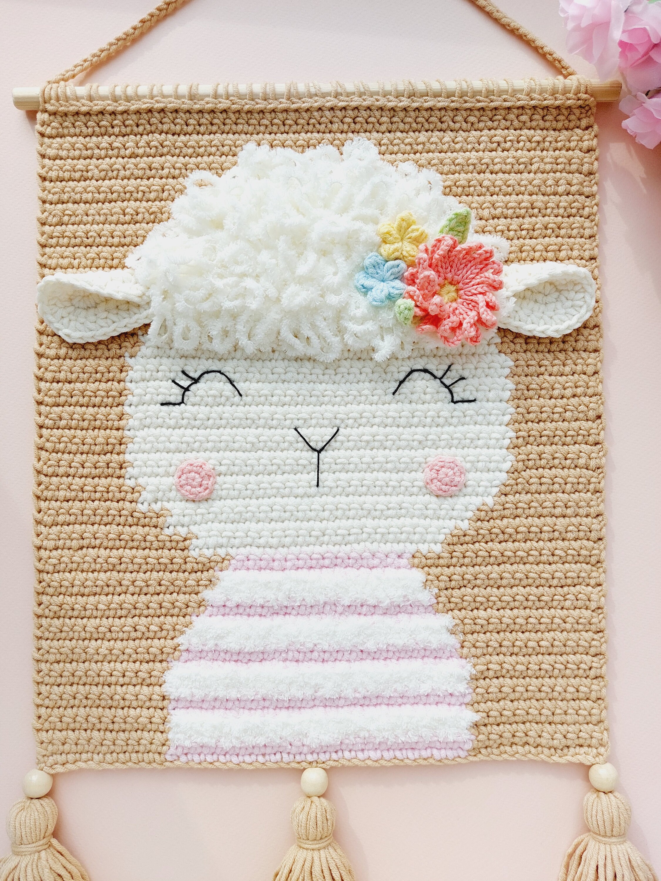 Crochet Wall Hanging Pattern Crochet Wall Decor Pattern - Etsy