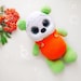 Baby Panda Crochet Pattern. Cute Amigurumi Animal PDF Tutorial Download ...