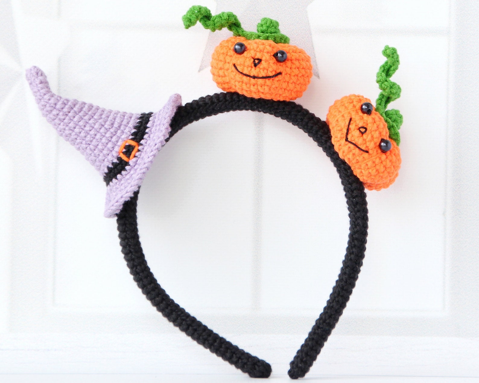 Halloween Witch Hat Headband for Kids & Adults Crochet Pattern, DIY ...