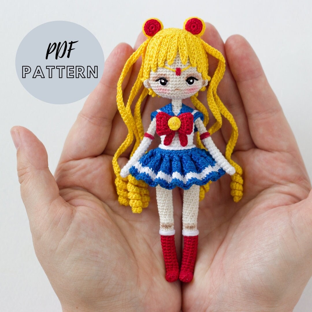Sailor Moon Crochet Pattern Amigurumi Sailor Moon PDF Pattern Crochet Doll English Pattern - Etsy