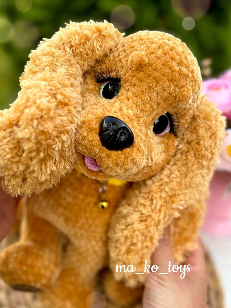 Crochet Spaniel Pattern, Plush Amigurumi Puppy Tutorial, Pdf Crochet ...