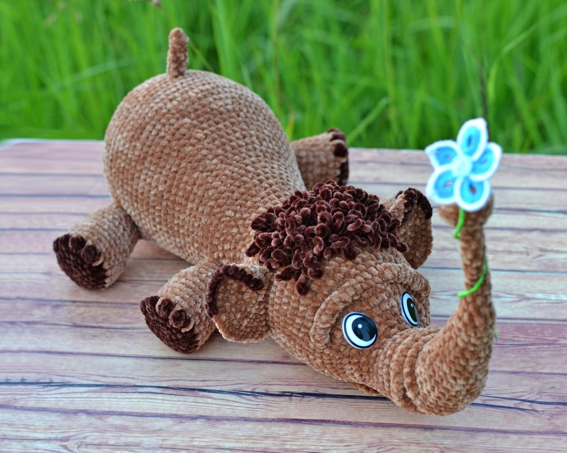 Amigurumi Baby Mammoth. Pattern PDF. Crochet Toys Animals - Etsy