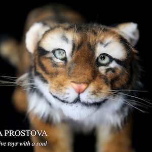 Pattern Tiger Cub, Realistic Sewing Toy, Wild Cat, Stuffed Animals ...