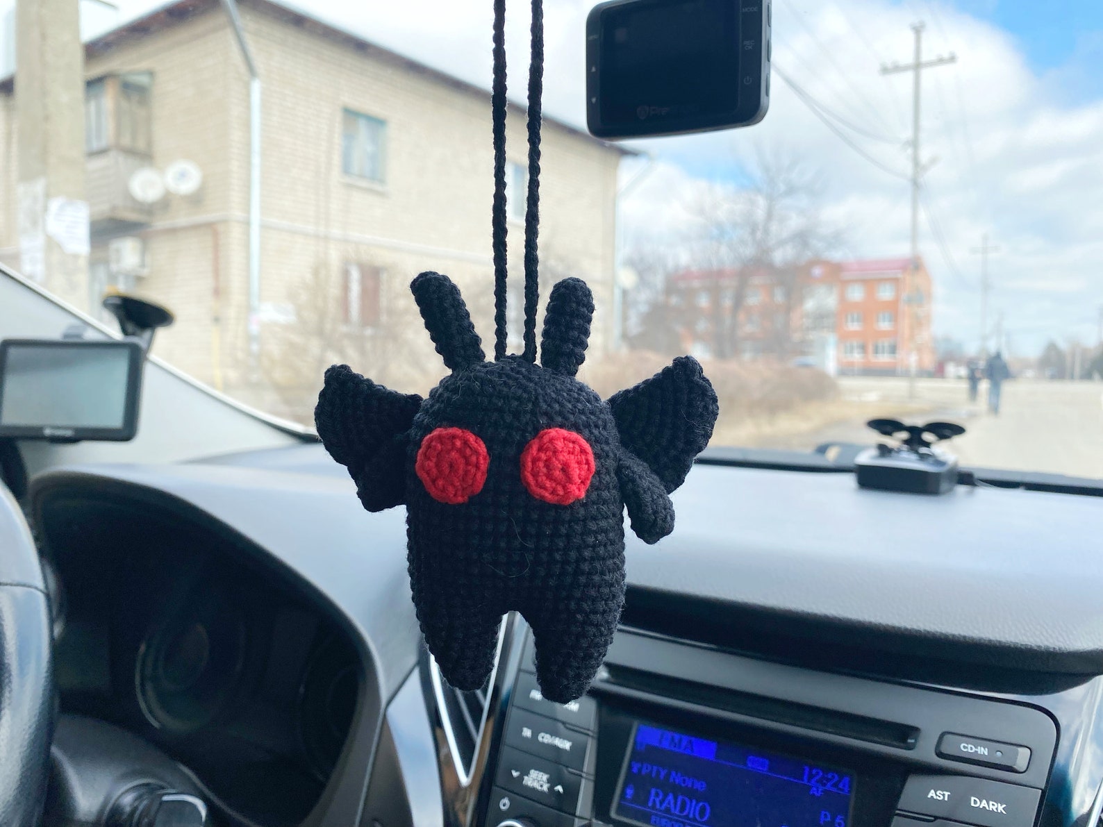 Moth Crochet Pattern Crochet Keychain Pattern Cute Car | Etsy