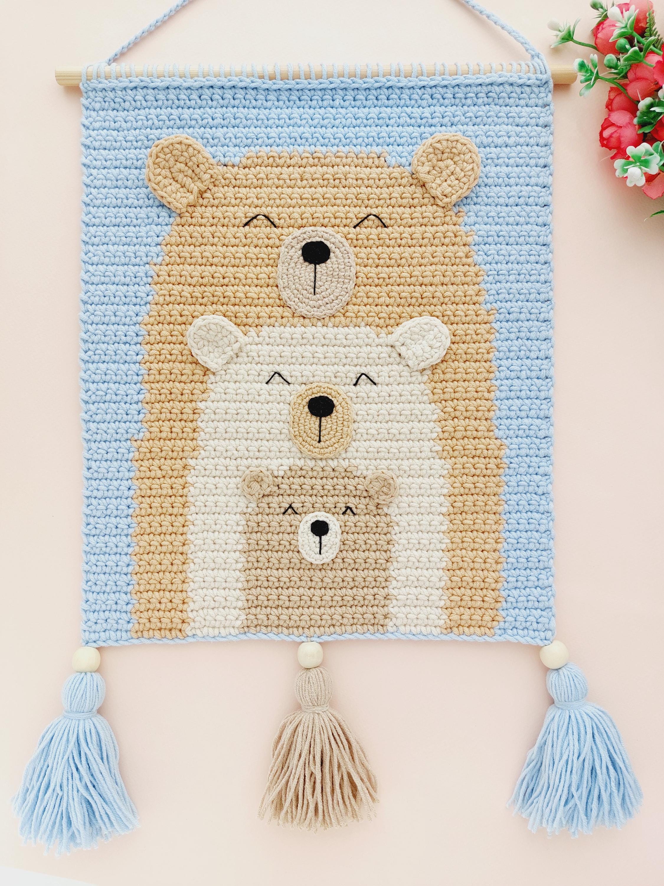 Crochet Wall Hanging Pattern, Crochet Wall Decor Pattern, Wall Decor ...