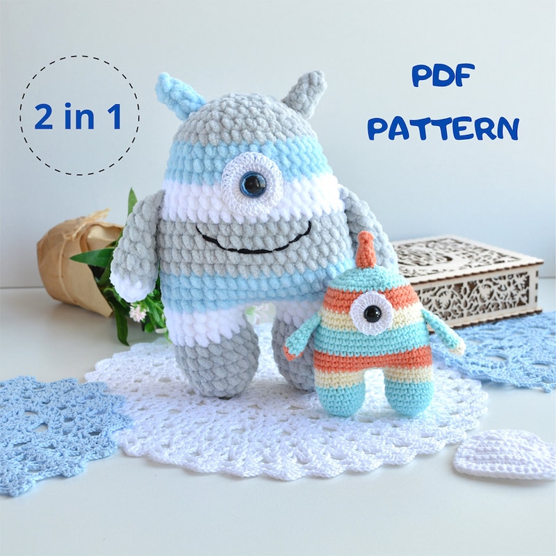 Monster Crochet Pattern - Etsy