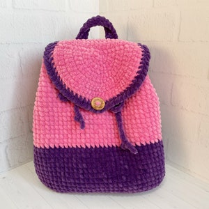 Plush Backpack Pattern, Crochet Kids Backpack - Etsy