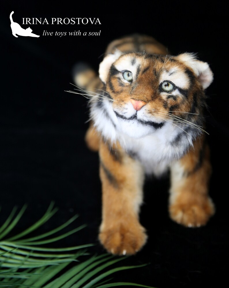 Pattern Tiger Cub, Realistic Sewing Toy, Wild Cat, Stuffed Animals ...