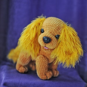 Сavalier King Charles Spaniel, Crochet Dog Pattern, Cocker Spaniel ...