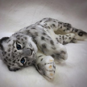 The Pattern Snow Bars. Snow Leopard - PDF Sewing Pattern. Realistic Toy ...
