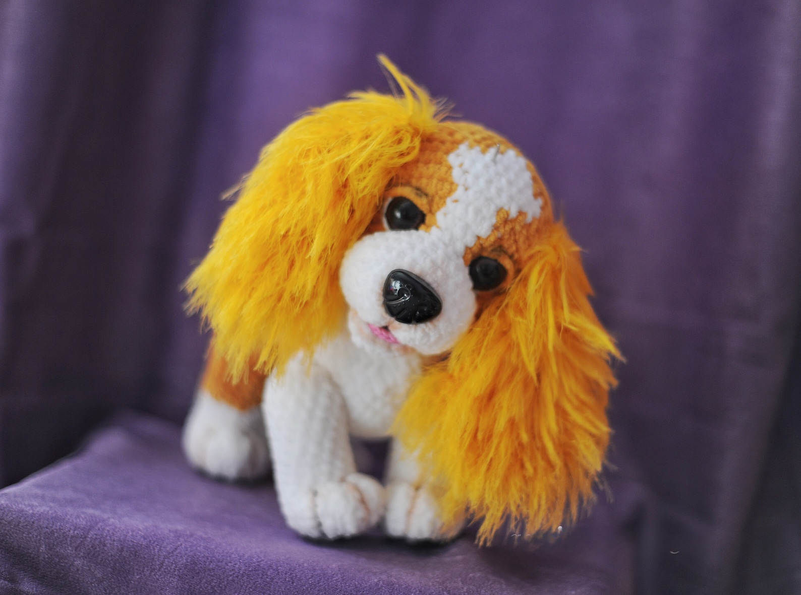 Сavalier King Charles Spaniel Crochet Dog Pattern Cocker - Etsy