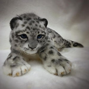 The Pattern Snow Bars. Snow Leopard - PDF Sewing Pattern. Realistic Toy ...