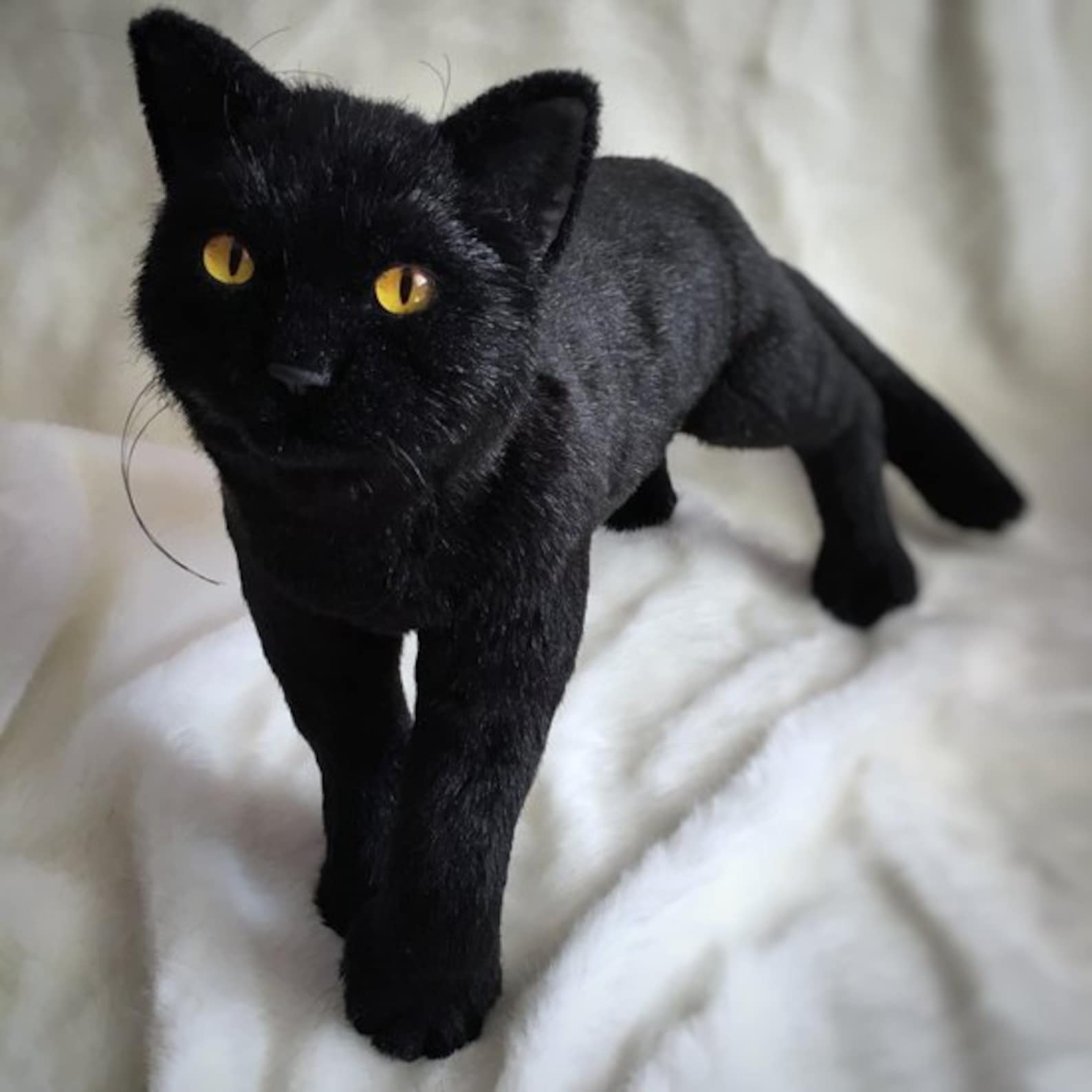 Pattern Cat Realistic Toy - Etsy