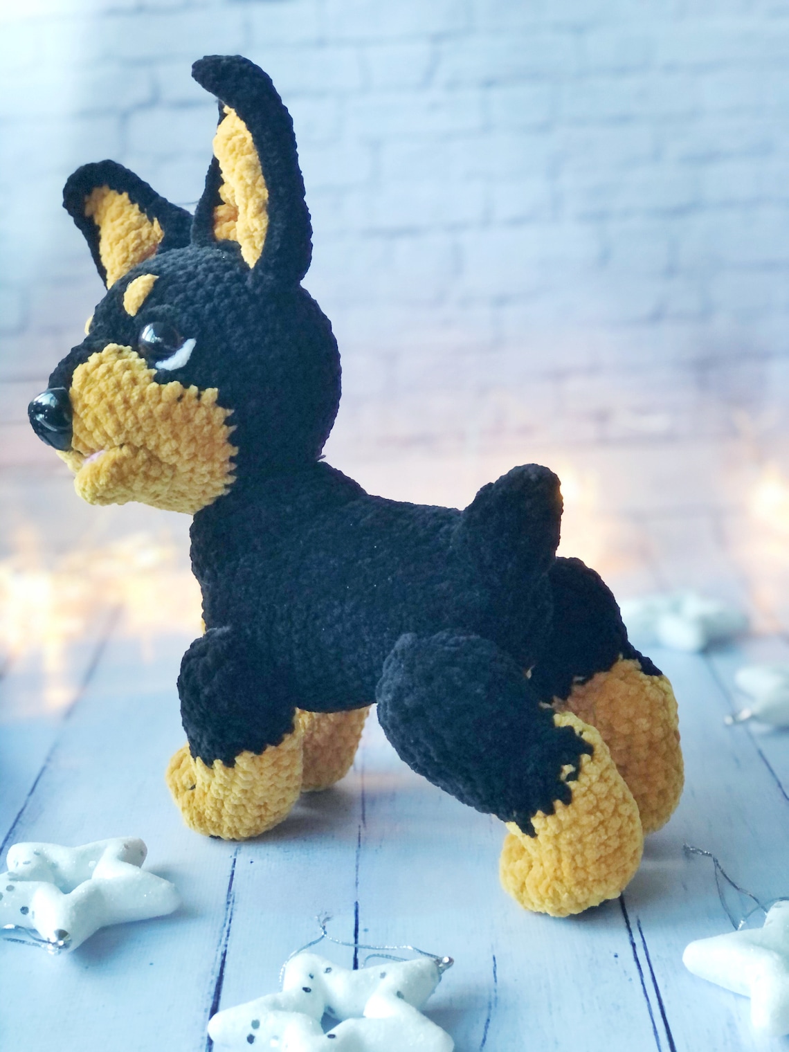 Amigurumi Doberman Crochet Dog Pattern Doberman Pinscher - Etsy