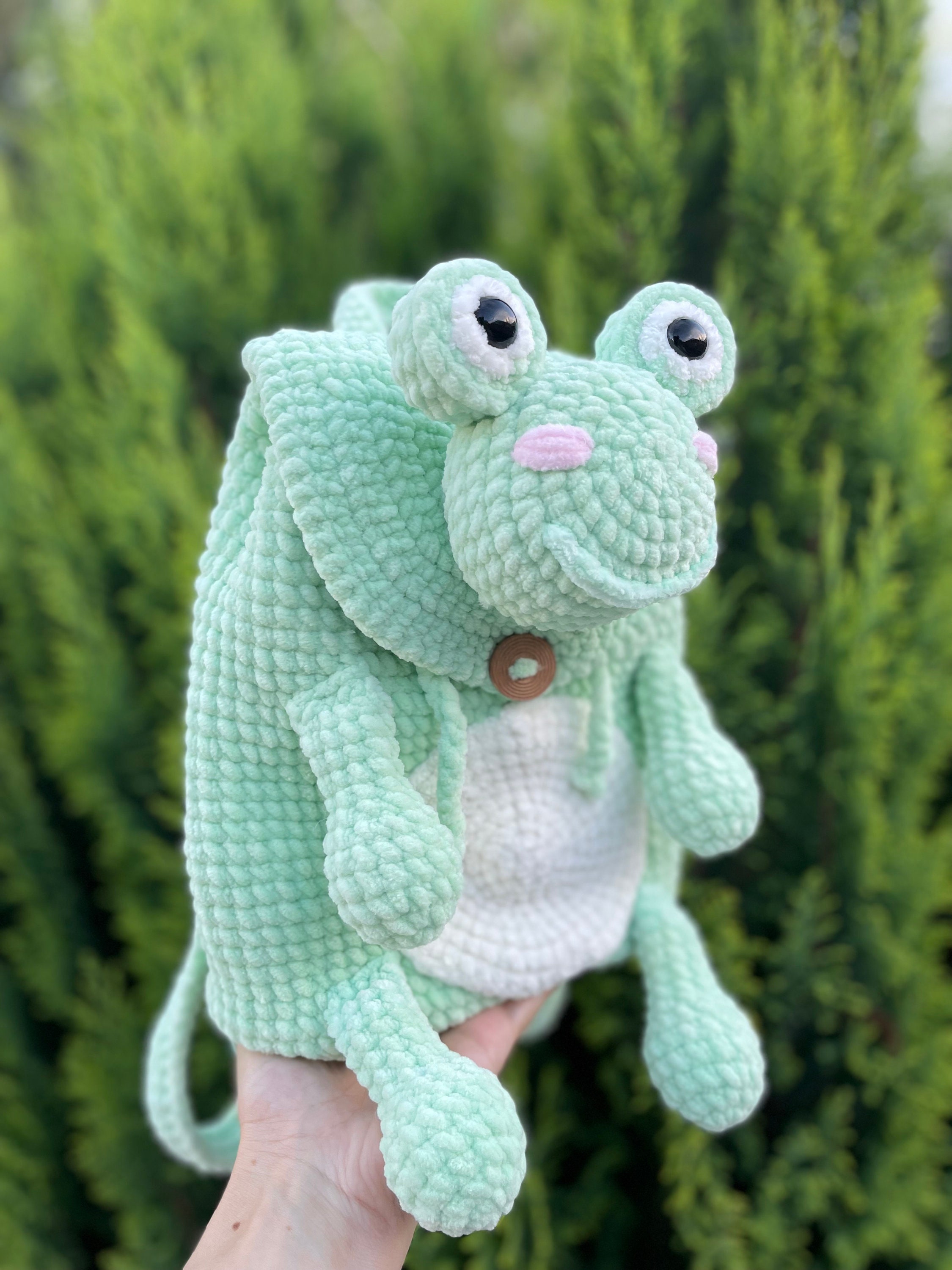 Crochet Frog Backpack Pattern, Crochet Kids Backpack - Etsy