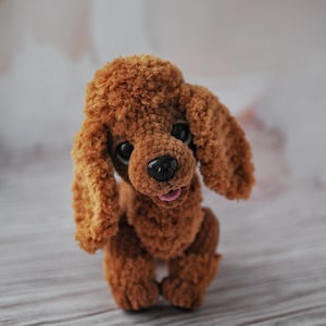 Crochet Poodle Dog Pattern, Dog Stuffed Animal, Crochet Amigurumi, Dog ...