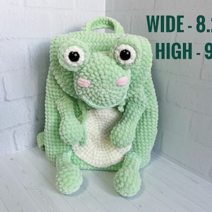 Kids Backpack's Patterns, Set of 4 Crochet Plush Backpack Patterns - Etsy