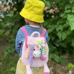 Kids Backpack's Patterns, Set of 4 Crochet Plush Backpack Patterns - Etsy