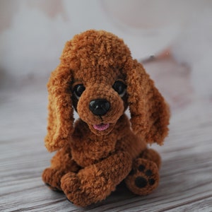 Crochet Poodle Dog Pattern, Dog Stuffed Animal, Crochet Amigurumi, Dog ...