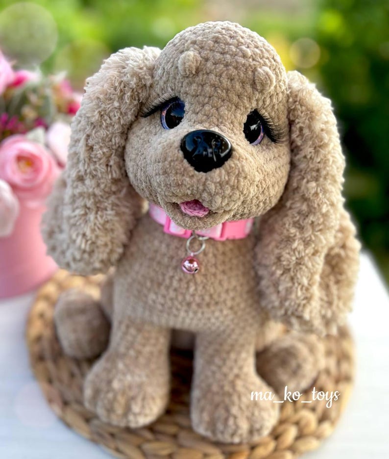 Crochet Spaniel Pattern, Plush Amigurumi Puppy Tutorial, Pdf Crochet ...