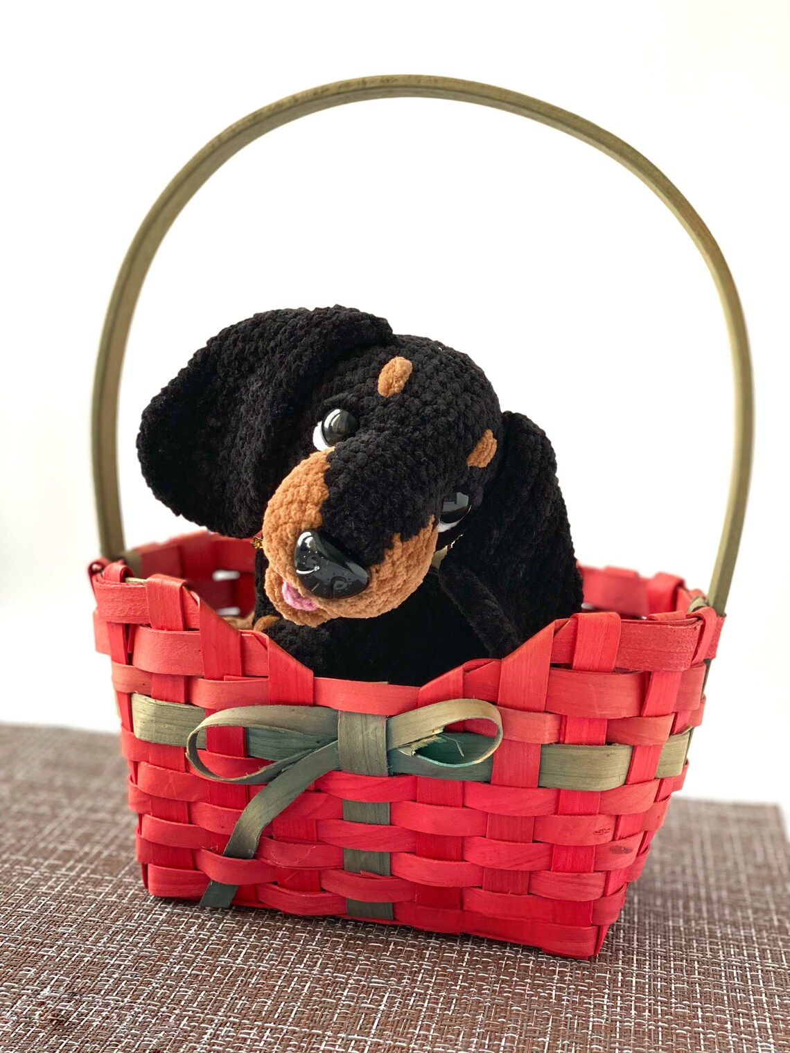 Dachshund Crochet Pattern Stuffed Dog Dog Toy Plush - Etsy