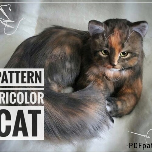 Kitten Soft Toy Pattern. Realistic Toy - Etsy