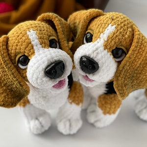 Crochet Beagle Dog Pattern, Stuffed Dog, Dog Toy, Plush Pattern ...