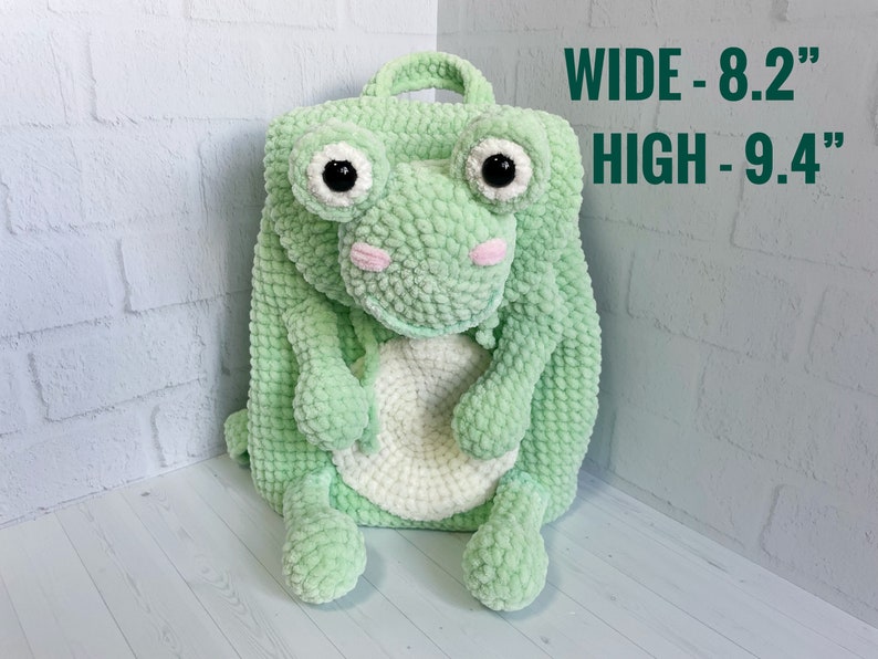 Crochet Frog Backpack Pattern, Crochet Kids Backpack - Etsy