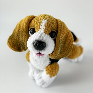 Crochet Beagle Dog Pattern, Stuffed Dog, Dog Toy, Plush Pattern ...