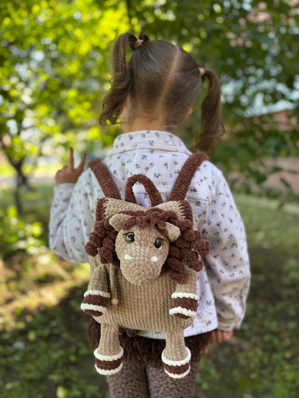 Kids Backpack Pattern, Crochet Backpack Horse - Etsy