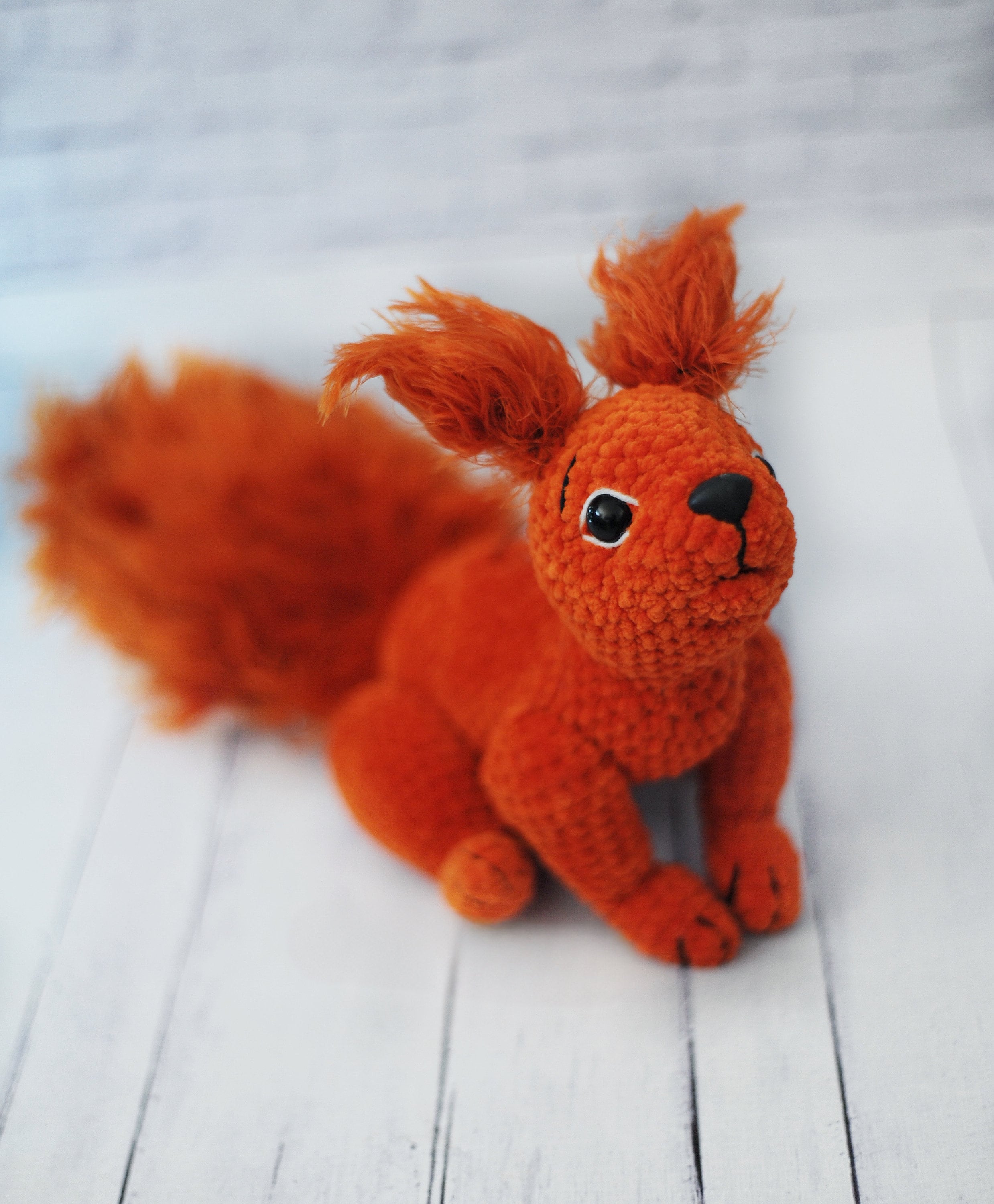 Crochet Squirrel Pattern Red Squirrel Amigurumi Pattern - Etsy