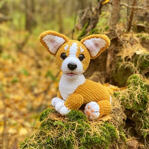 Crochet Welsh Corgi Dog Pattern, Corgi Plush, Dog Toy, Plushie Pattern ...