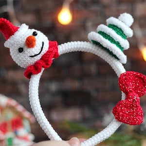 Christmas Snowman Hat Headband for Kids & Adults Crochet Pattern, DIY ...