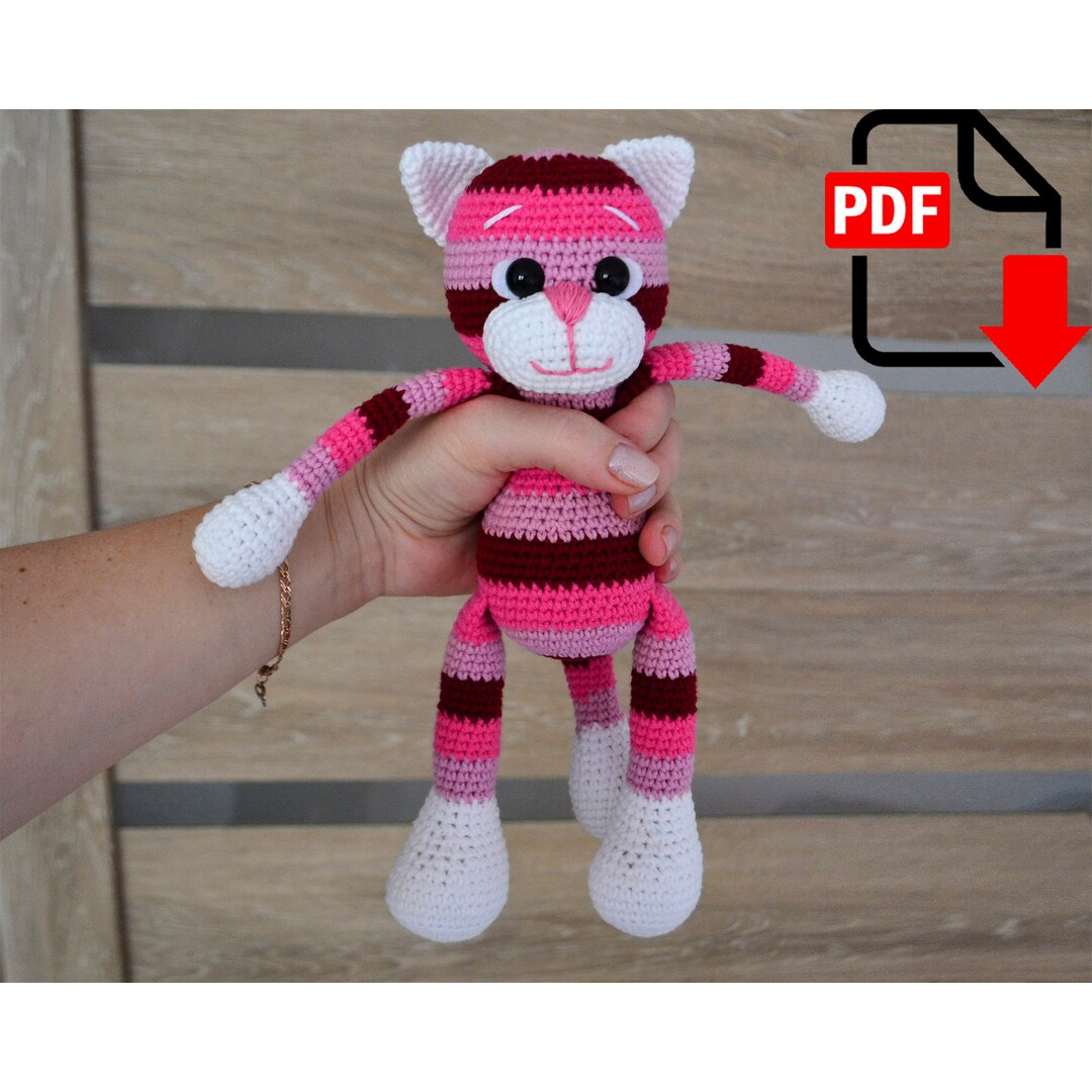 Cat Crochet Pattern, Amigurumi Cat, ENGLISH PDF, DIY Tutorial - Etsy