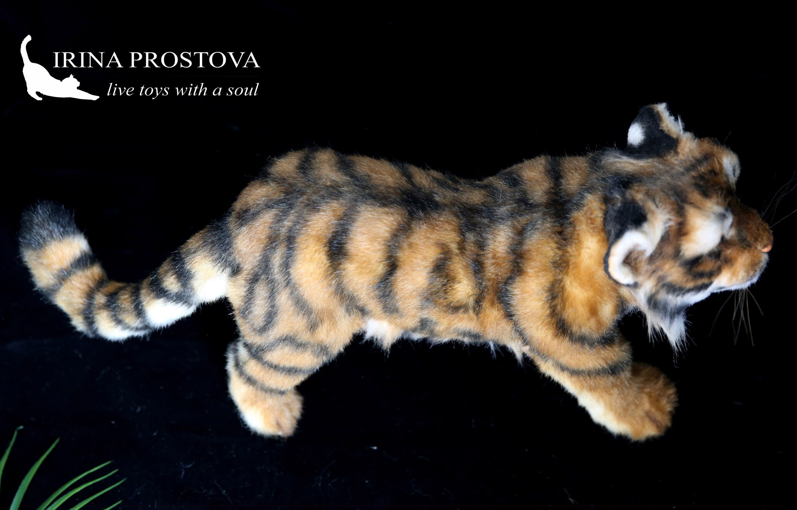 Pattern Tiger Cub, Realistic Sewing Toy, Wild Cat, Stuffed Animals ...