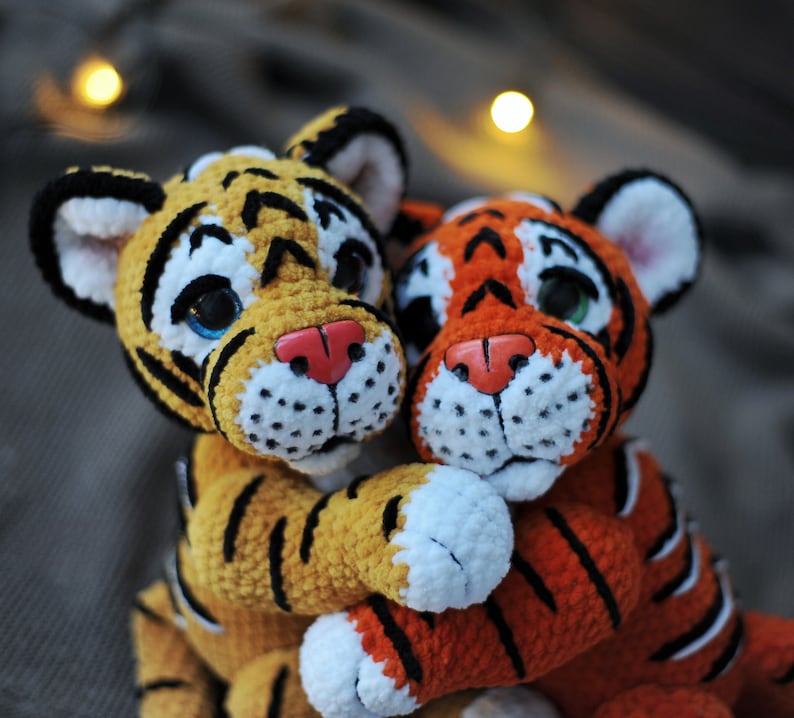Crochet Tiger Pattern Amigurumi Tiger Pattern Tiger Crochet - Etsy