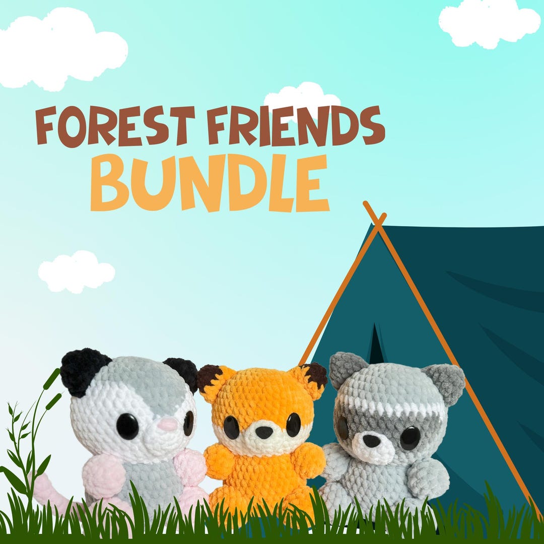 Forest Friends Bundle - Etsy