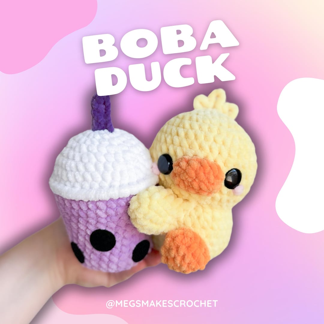 Boba Duck (PDF Crochet Pattern) - Etsy