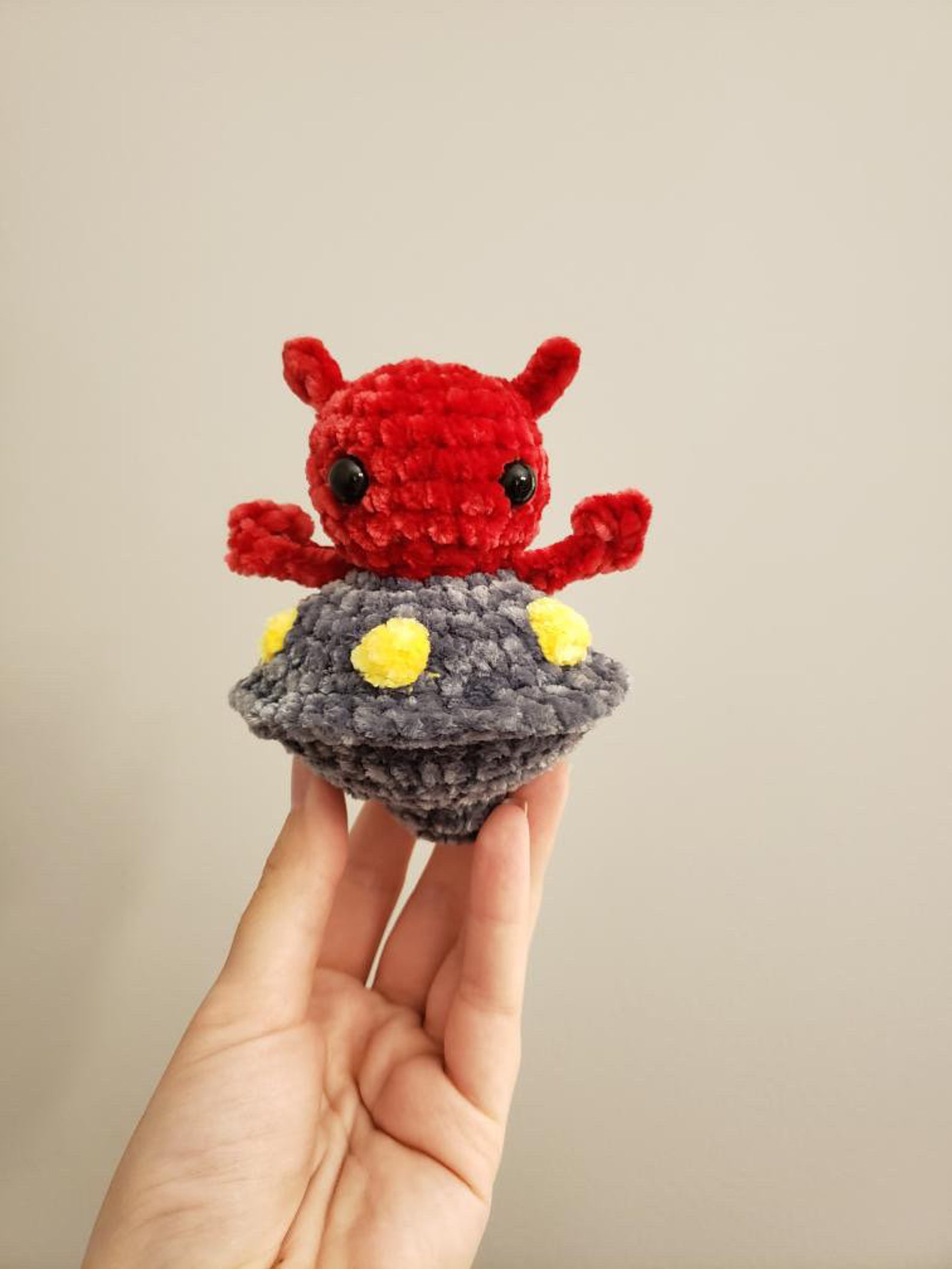Weebee the Space Invader No Sew Crochet Pattern - Etsy Australia