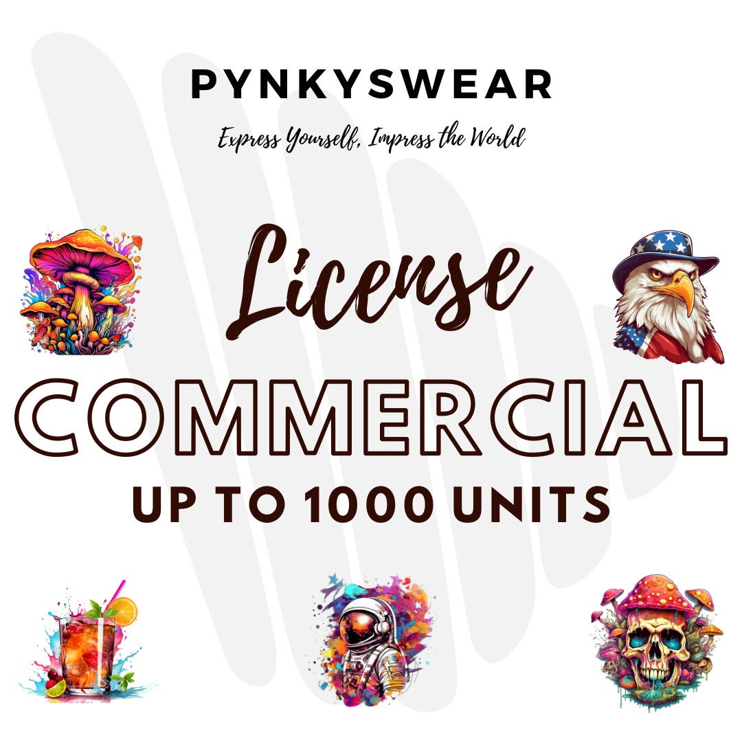 Commercial Use License - All Items - Clipart License, No Credit License ...